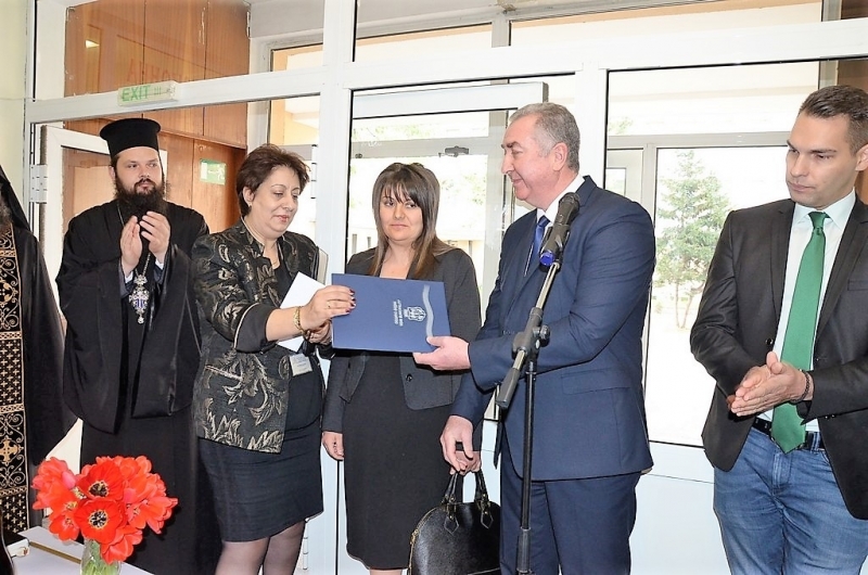 Кметът на Видин дари средства за параклис в местната болница