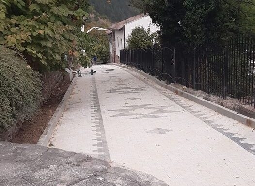 Направиха килимена улица в Чипровци снимка