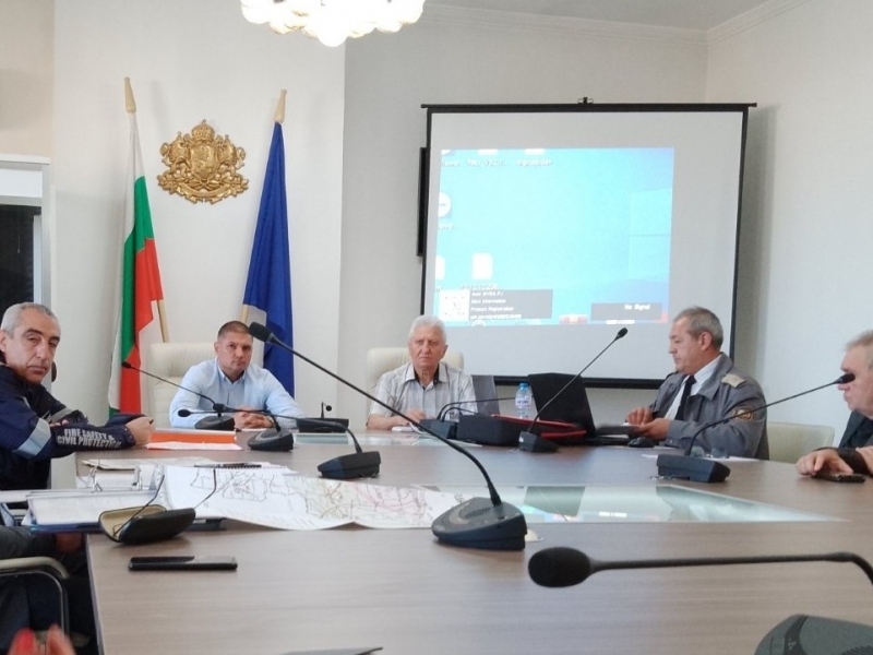 Областният щаб за защита при бедствия на Враца проведе учение
