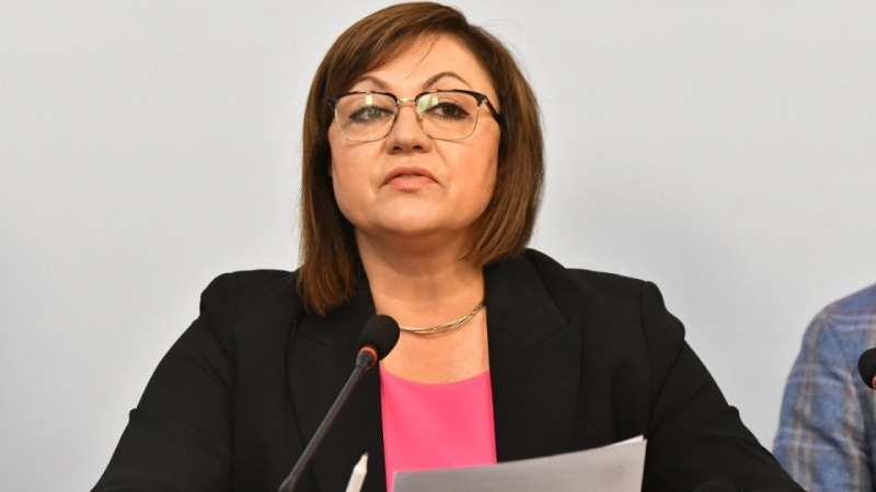 Нинова Ако ГЕРБ седнат за преговори по меморандума означава че Борисов е поставил партията си