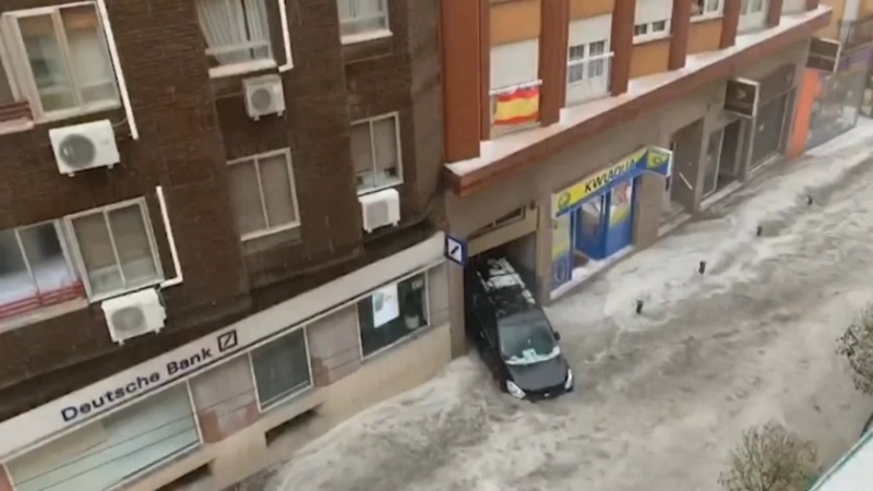 Поройни дъждове наводниха Мадрид